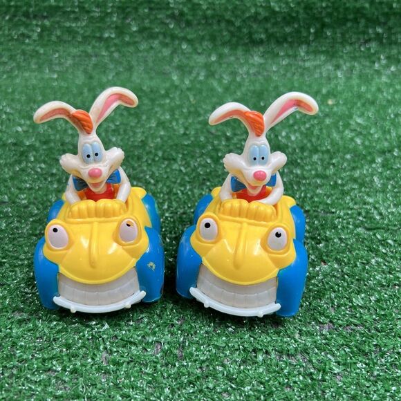 McDonald's | Toys | Two Roger Rabbit Mickeys Toontown Cars 994 ...